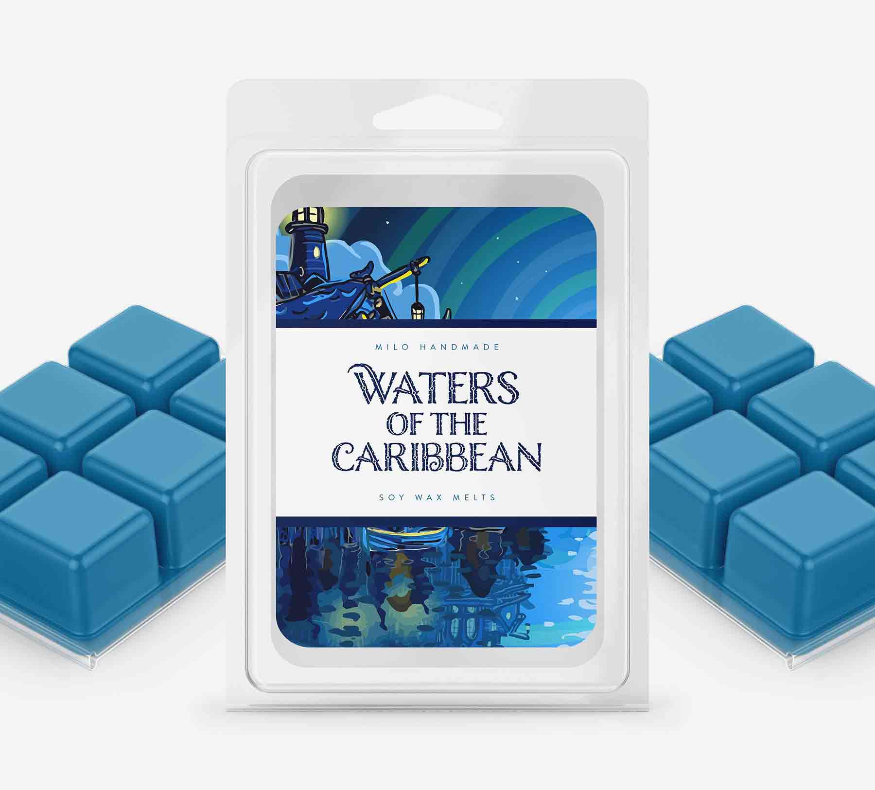 Waters of the Caribbean Wax Melts – Milo Candles